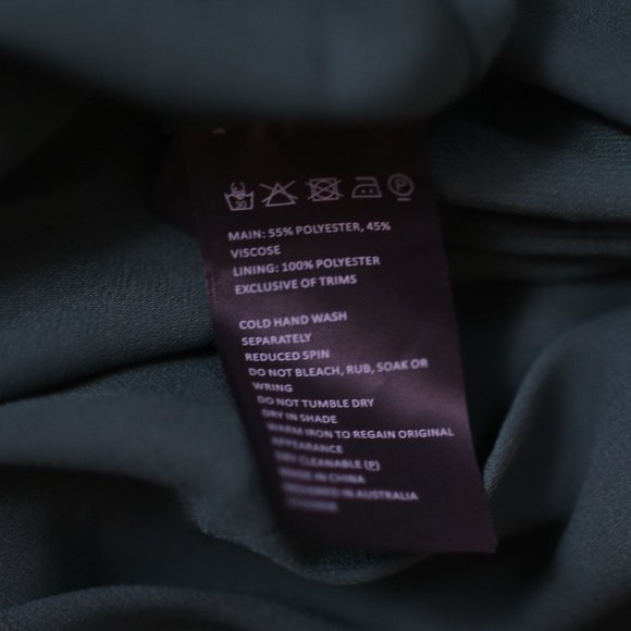 Bardot | Dresses | Nwt Forest Green Open Back Satin Finish Milano Mini ...